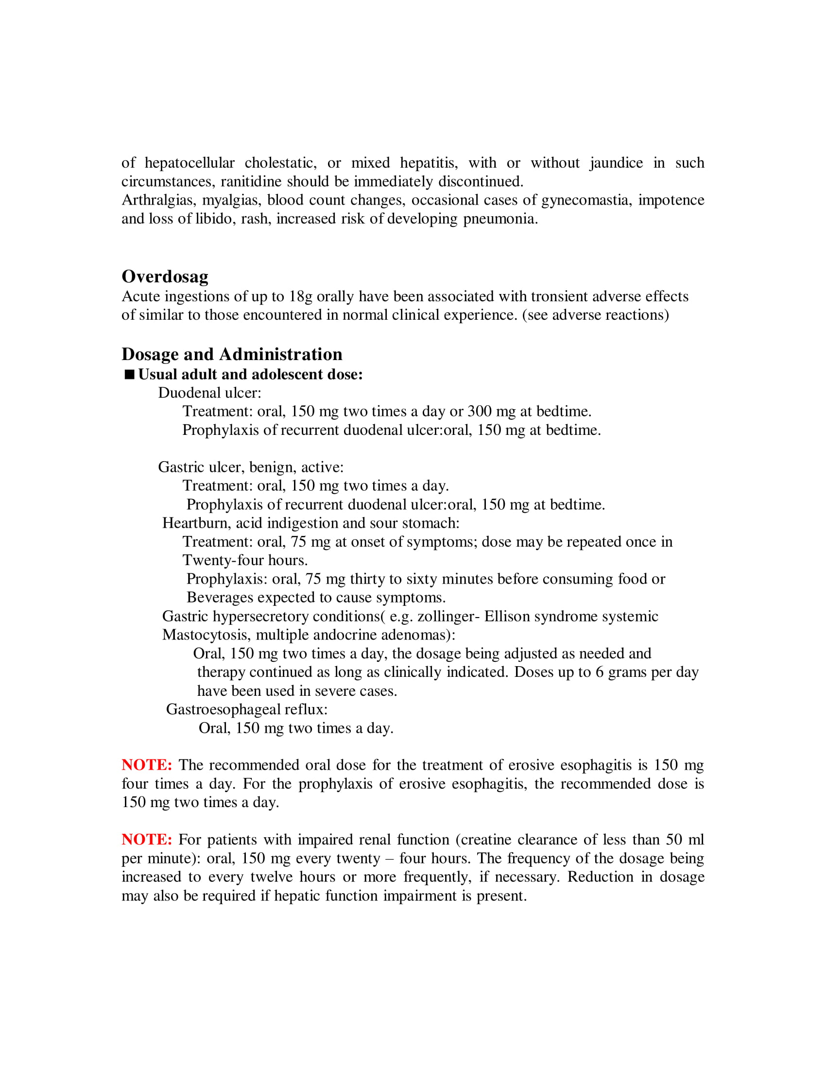 RANITIDINE RANITIX ranitidine-ranitix